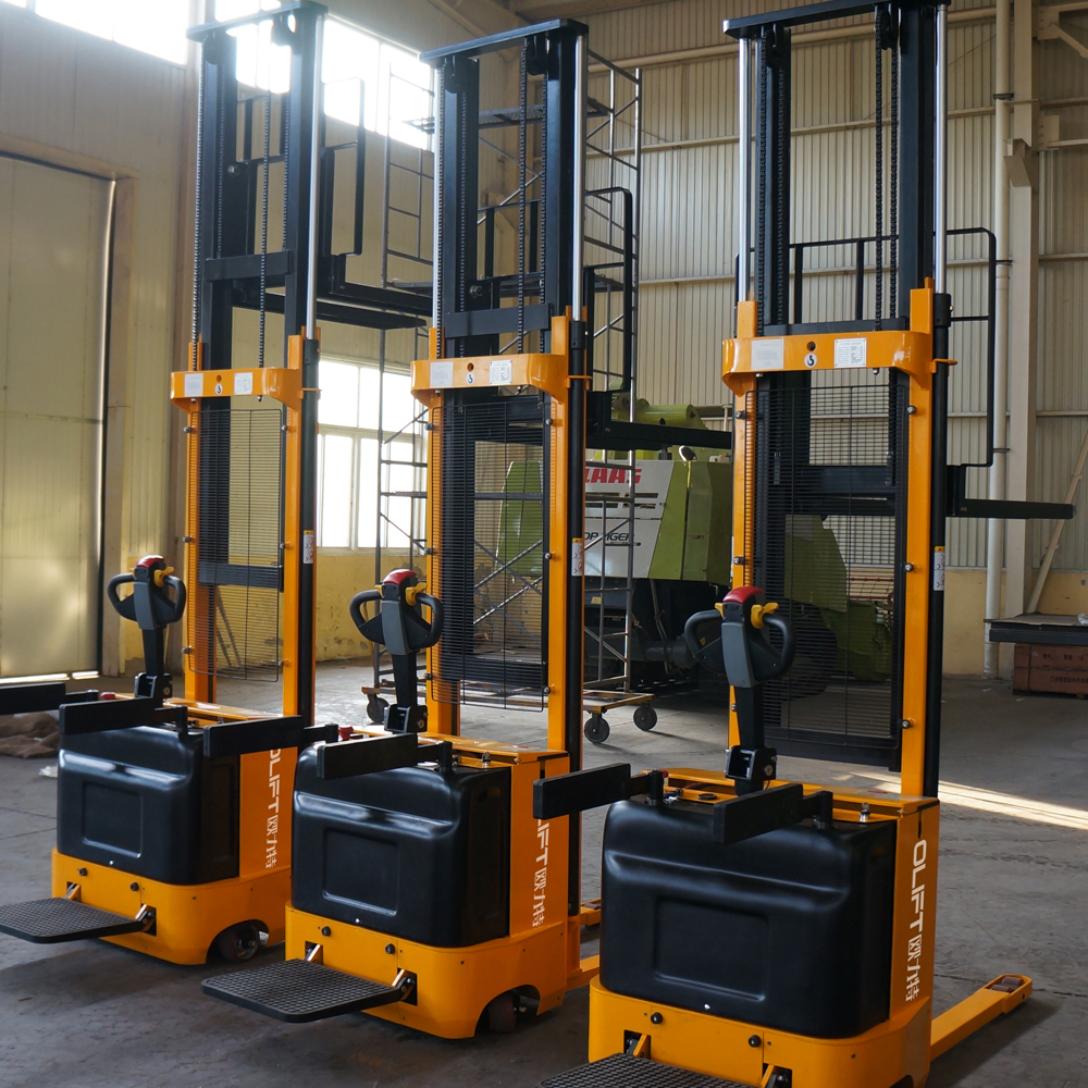 Electric Stacker-EL – Glass lifter,Forklift truck,Scissor lift—Qingdao ...