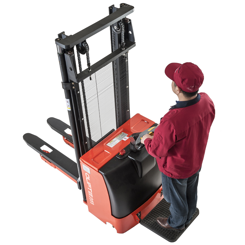 Electric Stacker-ELF – Glass lifter,Forklift truck,Scissor lift—Qingdao ...